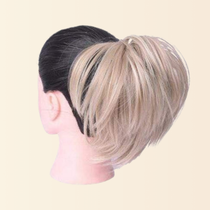 Straight Bun Easy, Natural and Effortless Look|Juvabun Hair Extension